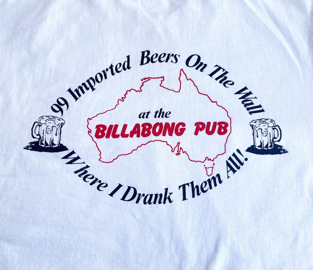 South Florida 1980s Billabong Pub Vintage T-shirt - Etsy