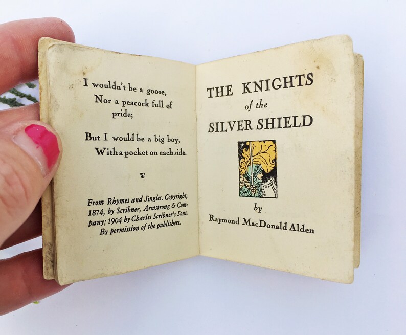 Johnny and the Three Goats 1929 Bookhouse Miniature Book - Etsy