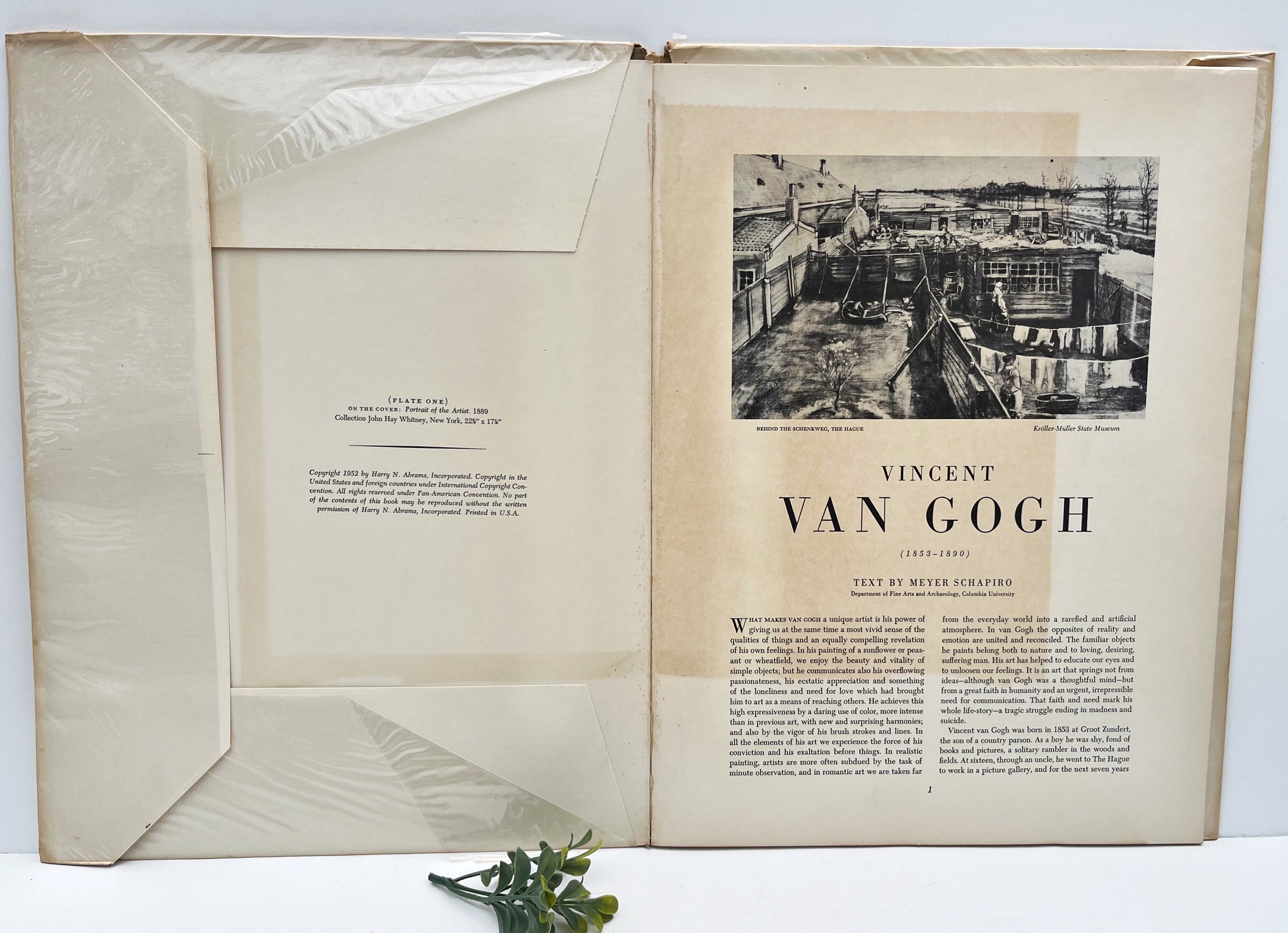 Van Gogh - 1952 Harry Abrams Art Print Collection Book - Etsy