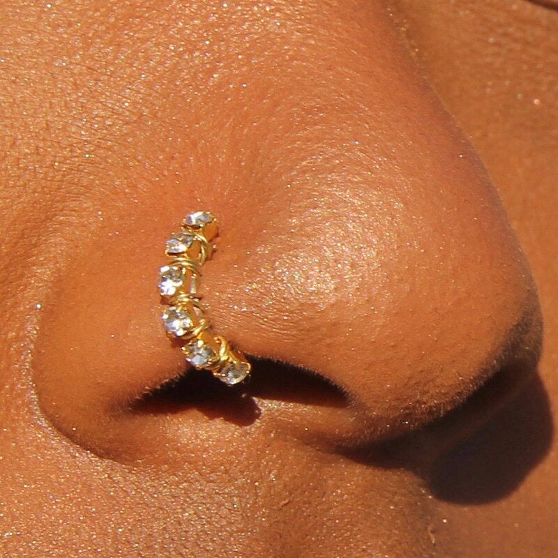 Fake Nose Ring Stud - Etsy