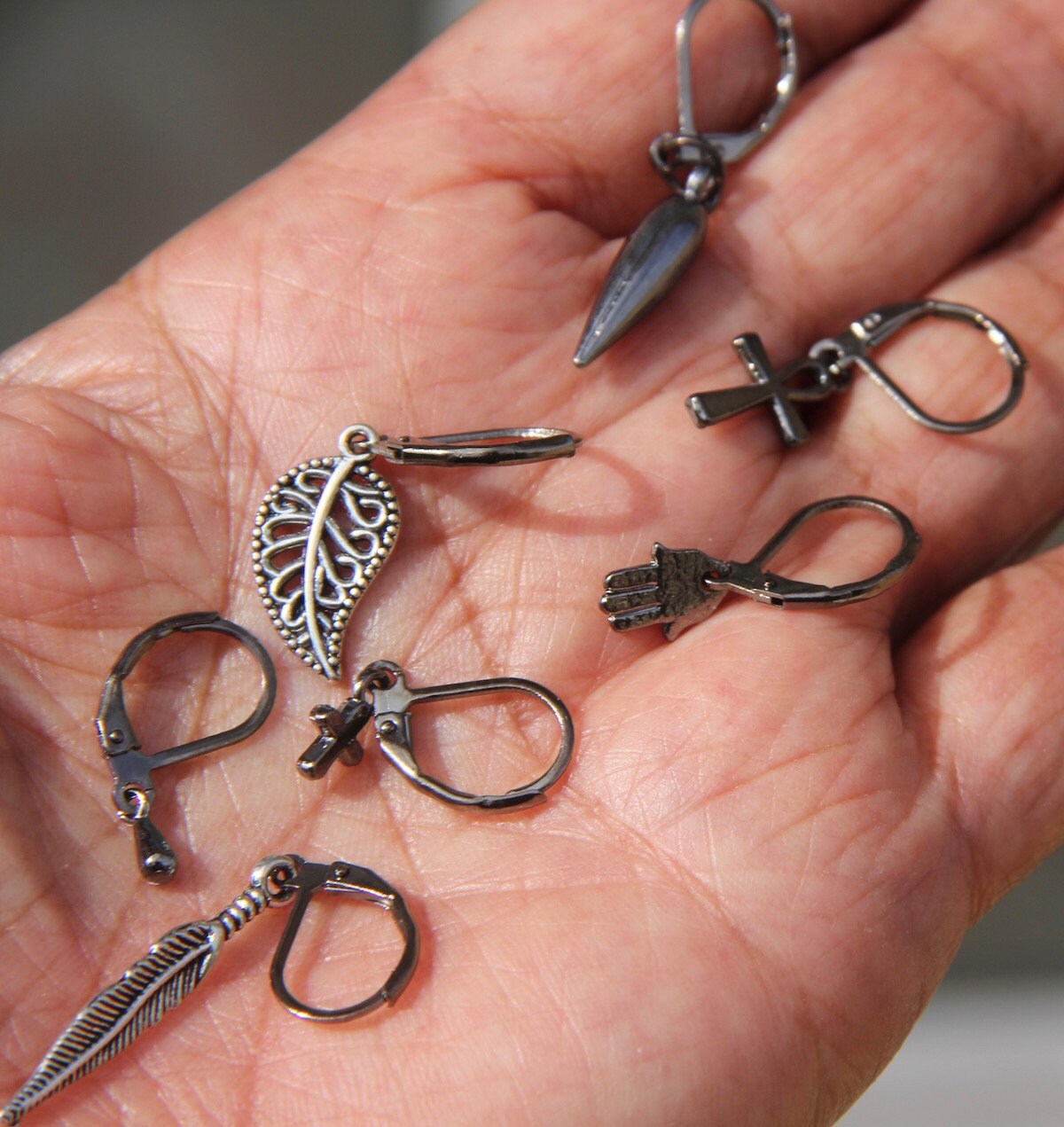 Pirate Earring-men Silver Earrings-hoop Earrings-silver Hoop | Etsy