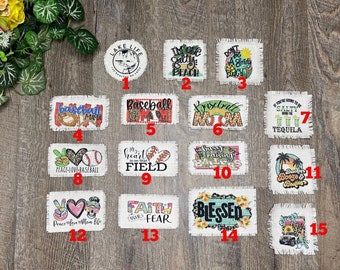 Hat Patch 4x3 Hat Patches Raggedy Patches Raggedy Edge Patches Patch ...