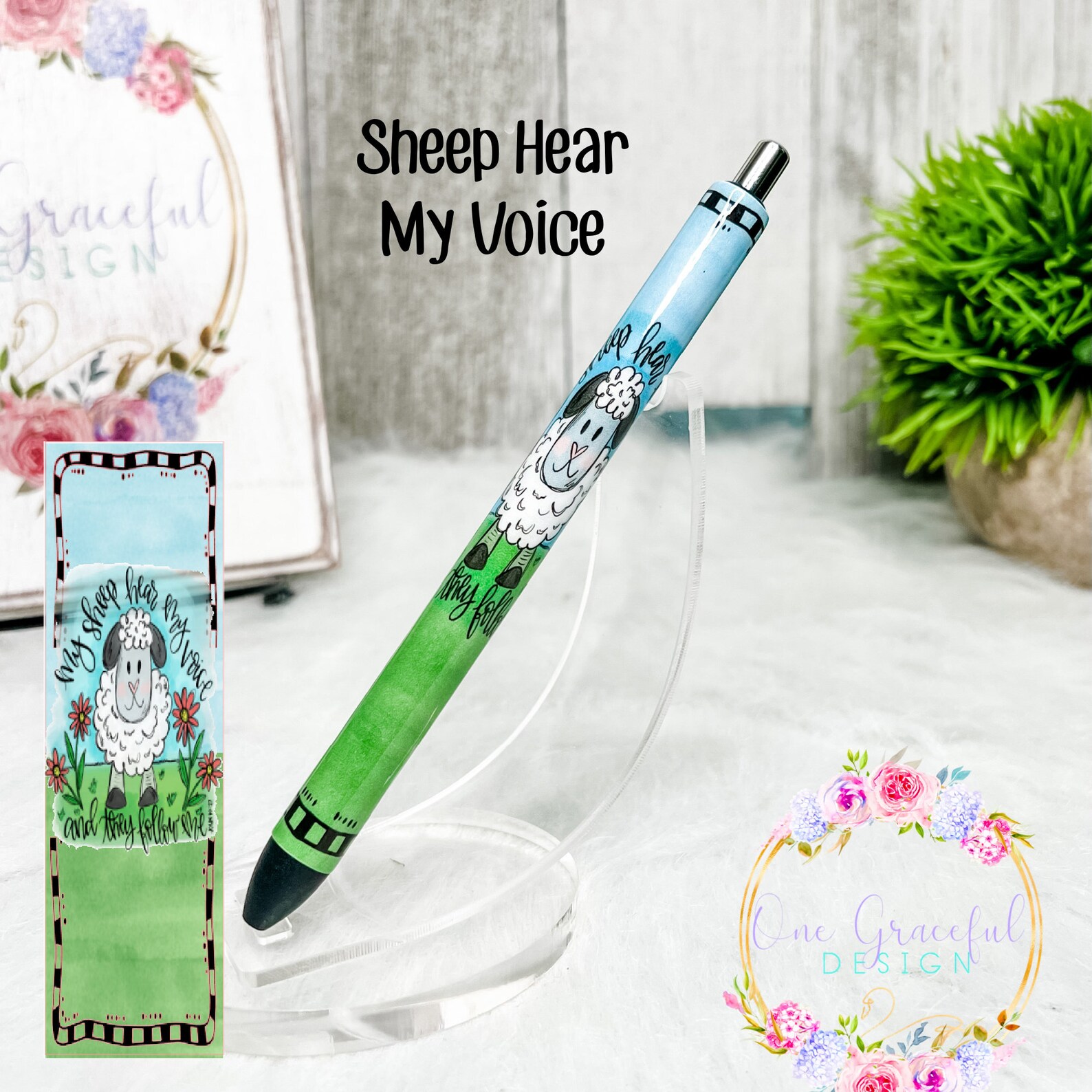 Scripture Pens Epoxy Pens Religious Pens Religious Gifts | Etsy