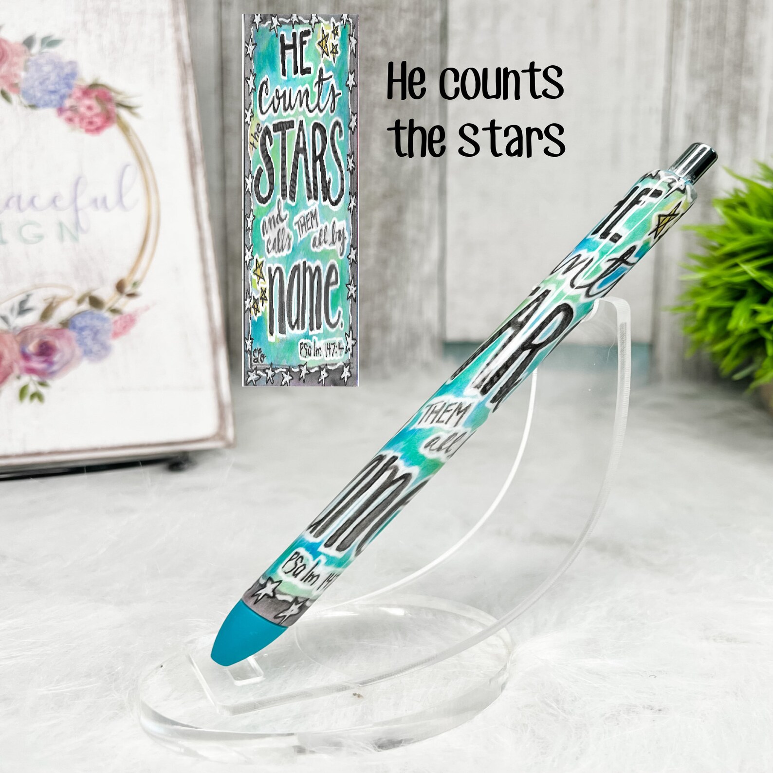 Scripture Epoxy Pens, Religious Pens, Religious Gifts, Christian Gifts ...