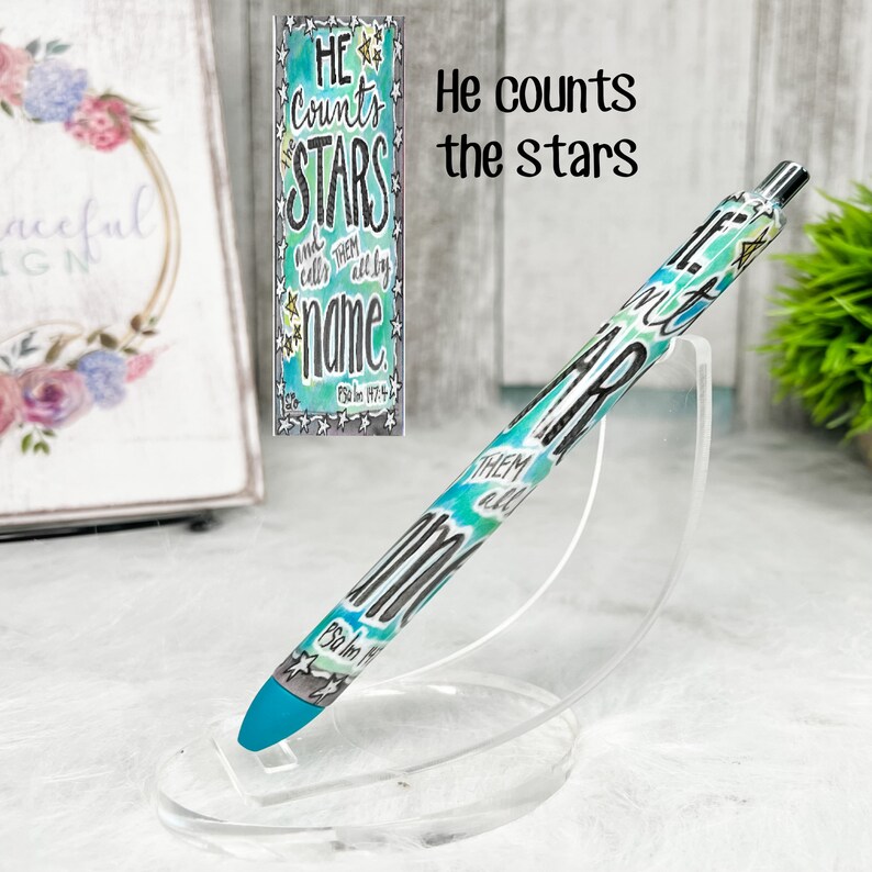 Scripture Epoxy Pens Religious Pens Religious Gifts - Etsy