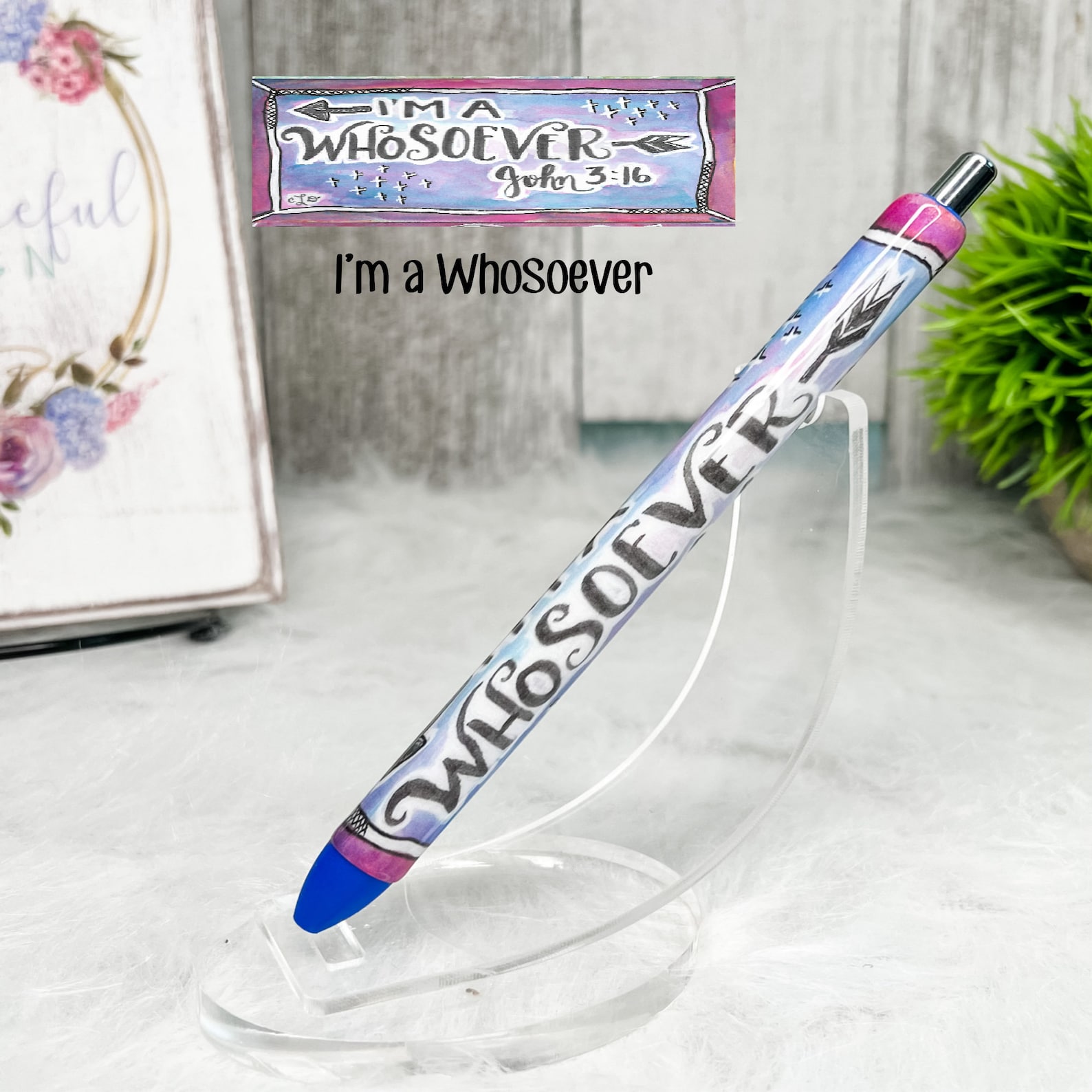 Scripture Epoxy Pens, Religious Pens, Religious Gifts, Christian Gifts ...