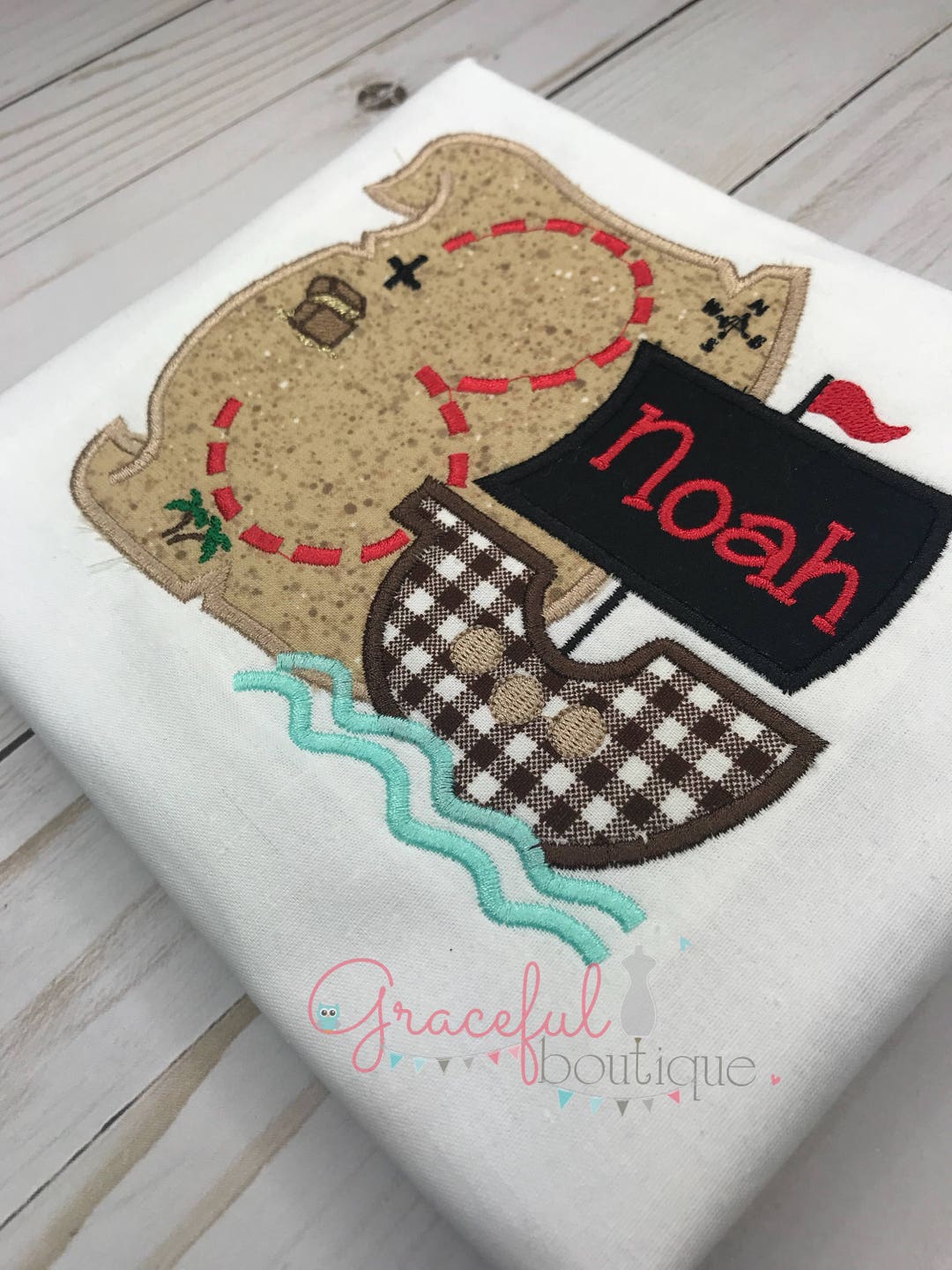 Pirate Ship Birthday Number Set Treasure Map Boat Pirate Boat - Etsy