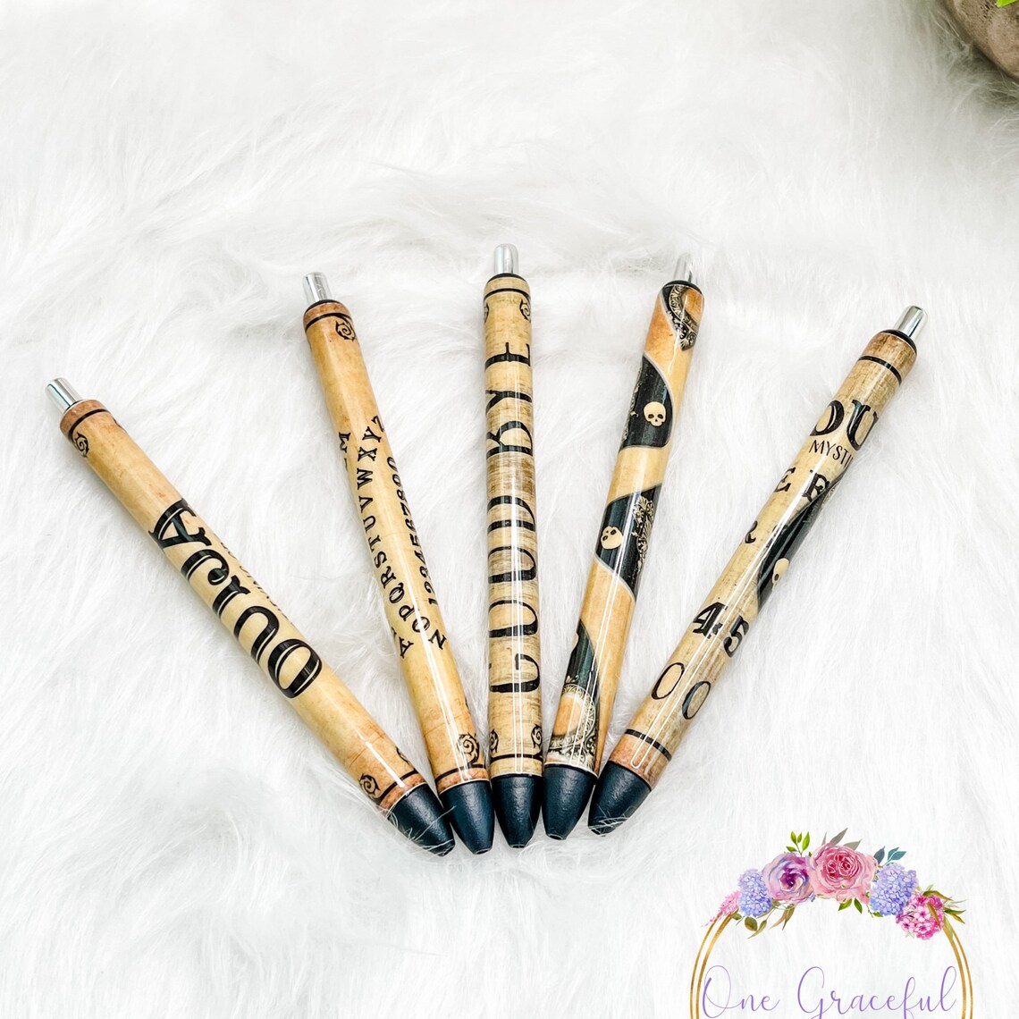 Ouija Board Pens Ouija Board Epoxy Gel Pens Ouija Board - Etsy