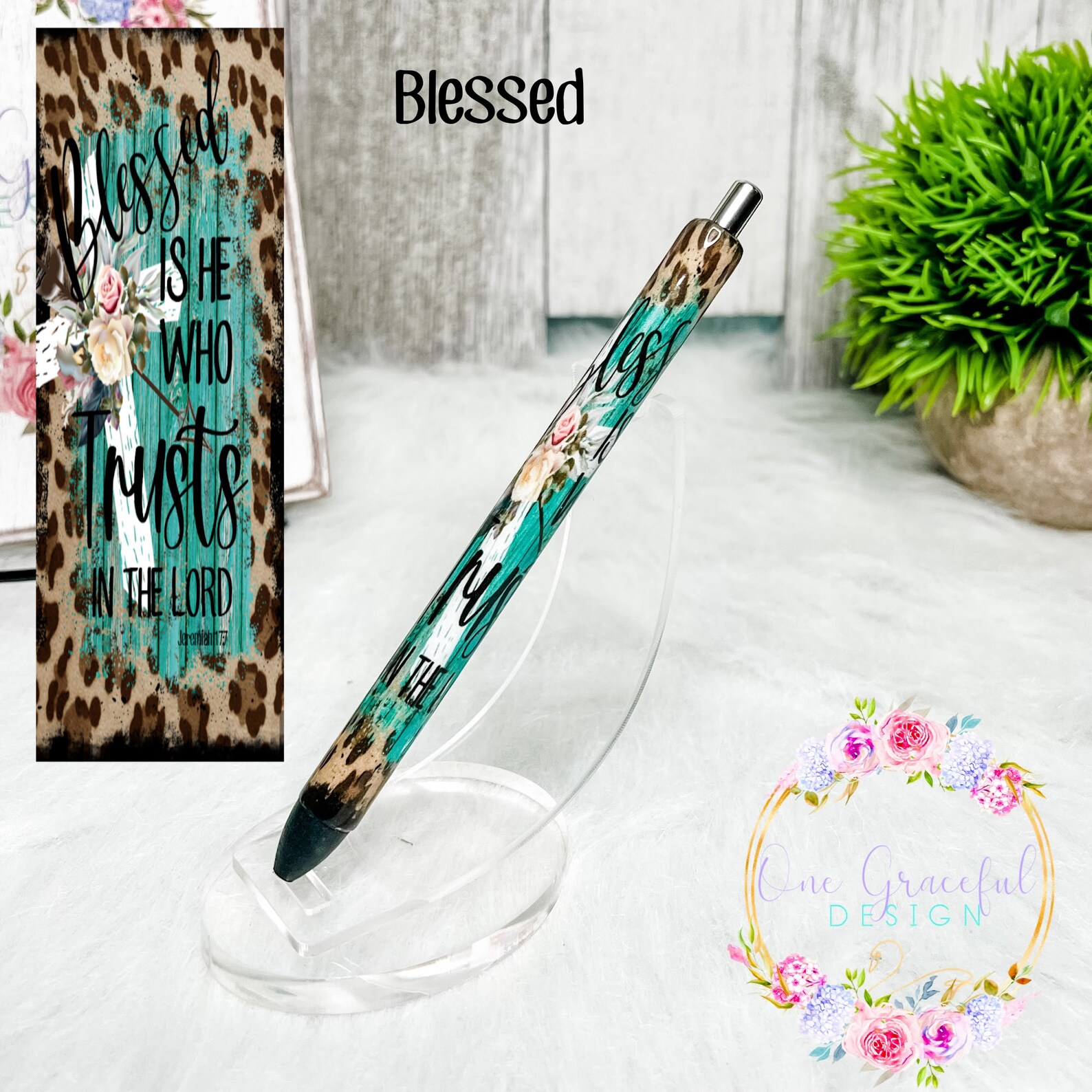 Scripture Pens Epoxy Pens Religious Pens Religious Gifts | Etsy