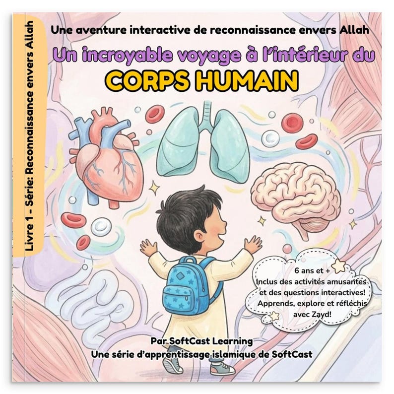 Interactive Islamic Children's Book: Human Body Gratitude Adventure ...
