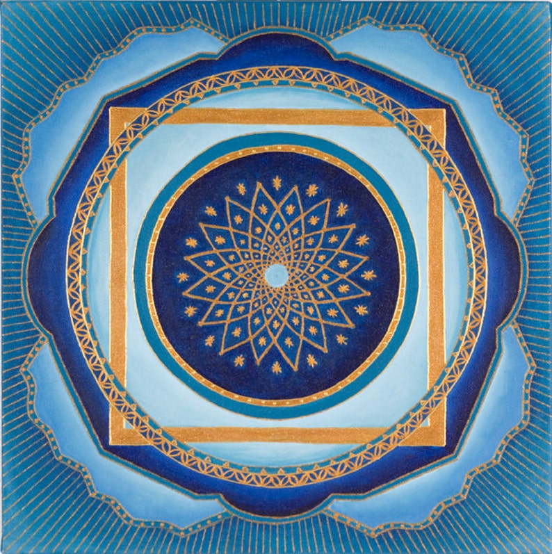 Divine Feminine Mandala Print On Archival Paper Etsy