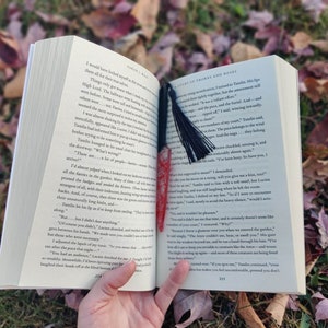 Knife Bookmark, Bloody Bookmark, Blood Spatter, Horror Bookmark, Book ...