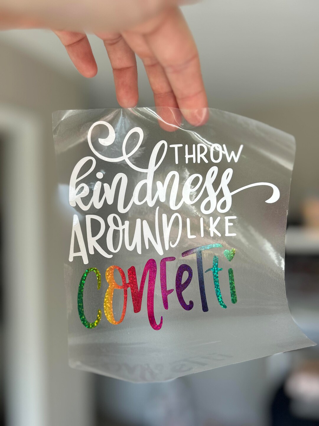 Confetti, Car Decal, Custom Sticker, Car Sticker, Funny Decal, Sassy ...