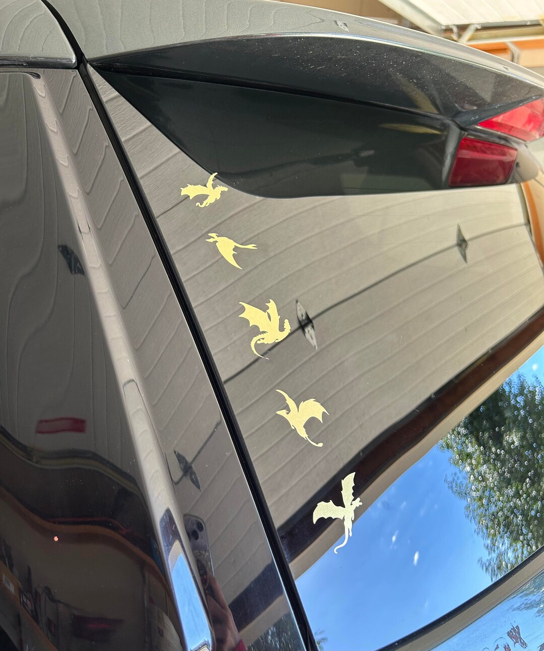Car Decal, Andarna, Fourth Wing, Tairn, Thingy Thingz, Custom, Bookish ...
