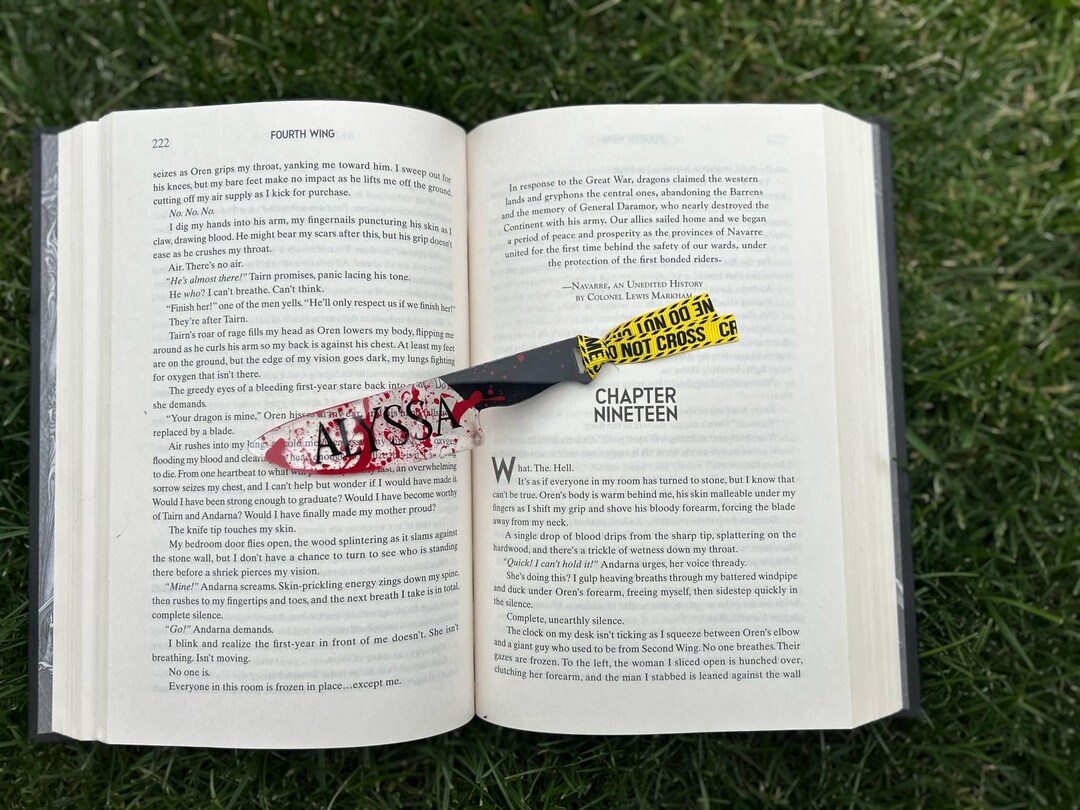 Name Bookmark, Knife Bookmark, Bloody Bookmark, Blood Spatter, Horror ...