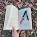 Knife Bookmark, Bloody Bookmark, Blood Spatter, Horror Bookmark, Book ...