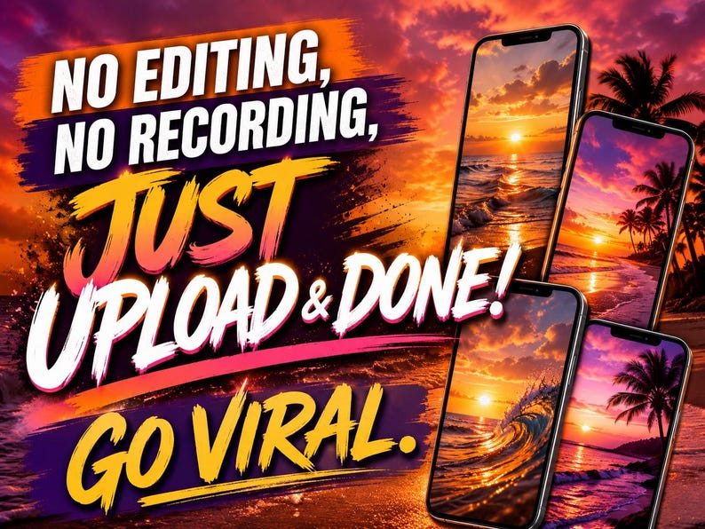 800+ Ocean Sunset Reels Bundle, Aesthetic Beach Videos, Viral Instagram ...
