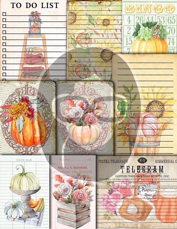 Fall Journaling Kit, Autumn Journal Kit -40pg Digital Download ...