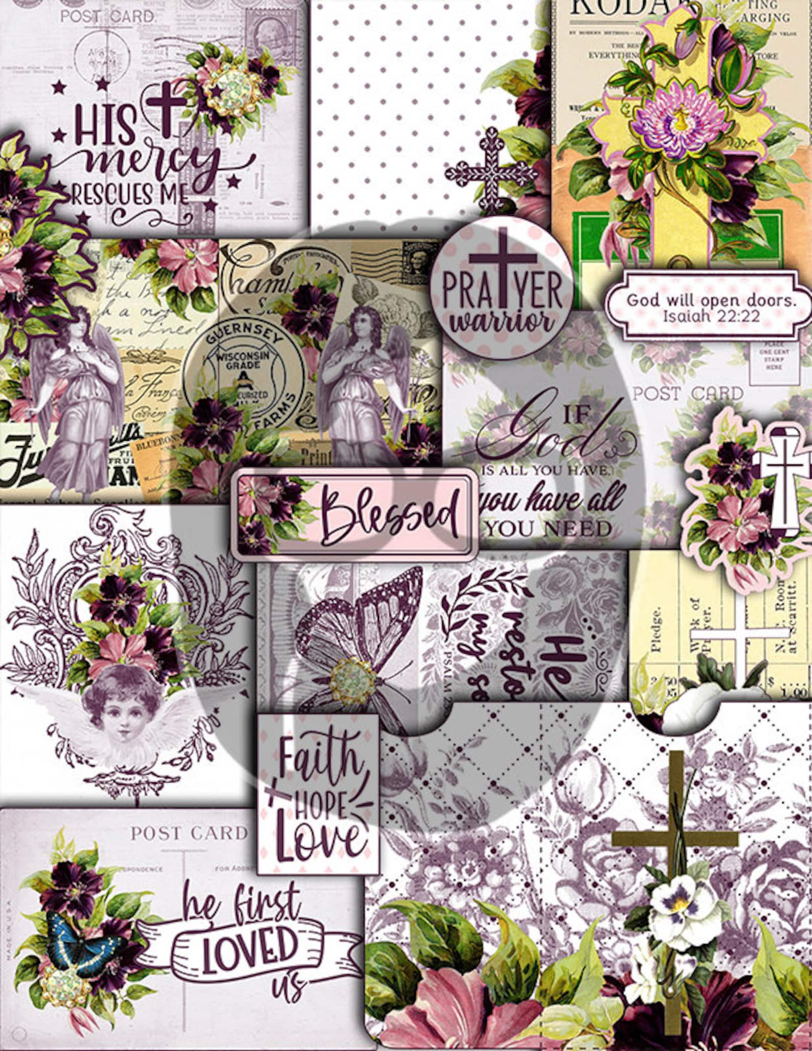 Bible Journaling Kit Christian Printables 27pg Digital - Etsy