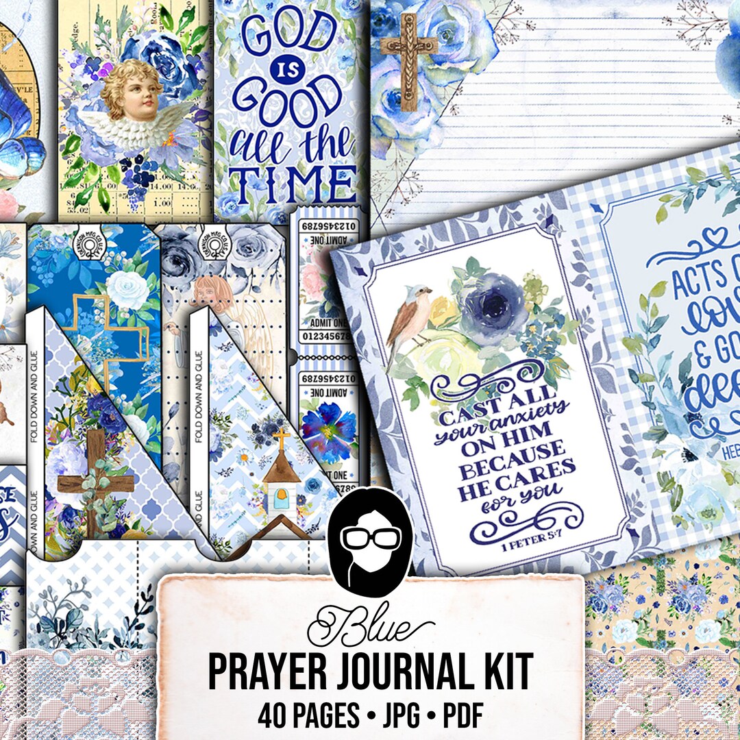 Faith Junk Journal Kit, Scripture Ephemera -40pg Digital Download ...