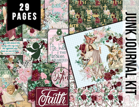 Grief Journal Printable Bible Journaling Kit 29pg Digital | Etsy