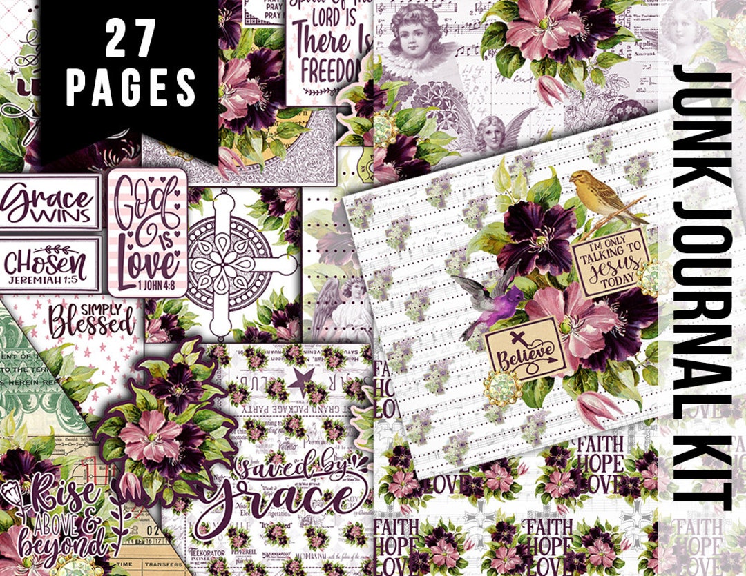Bible Journaling Kit Christian Printables 27pg Digital - Etsy