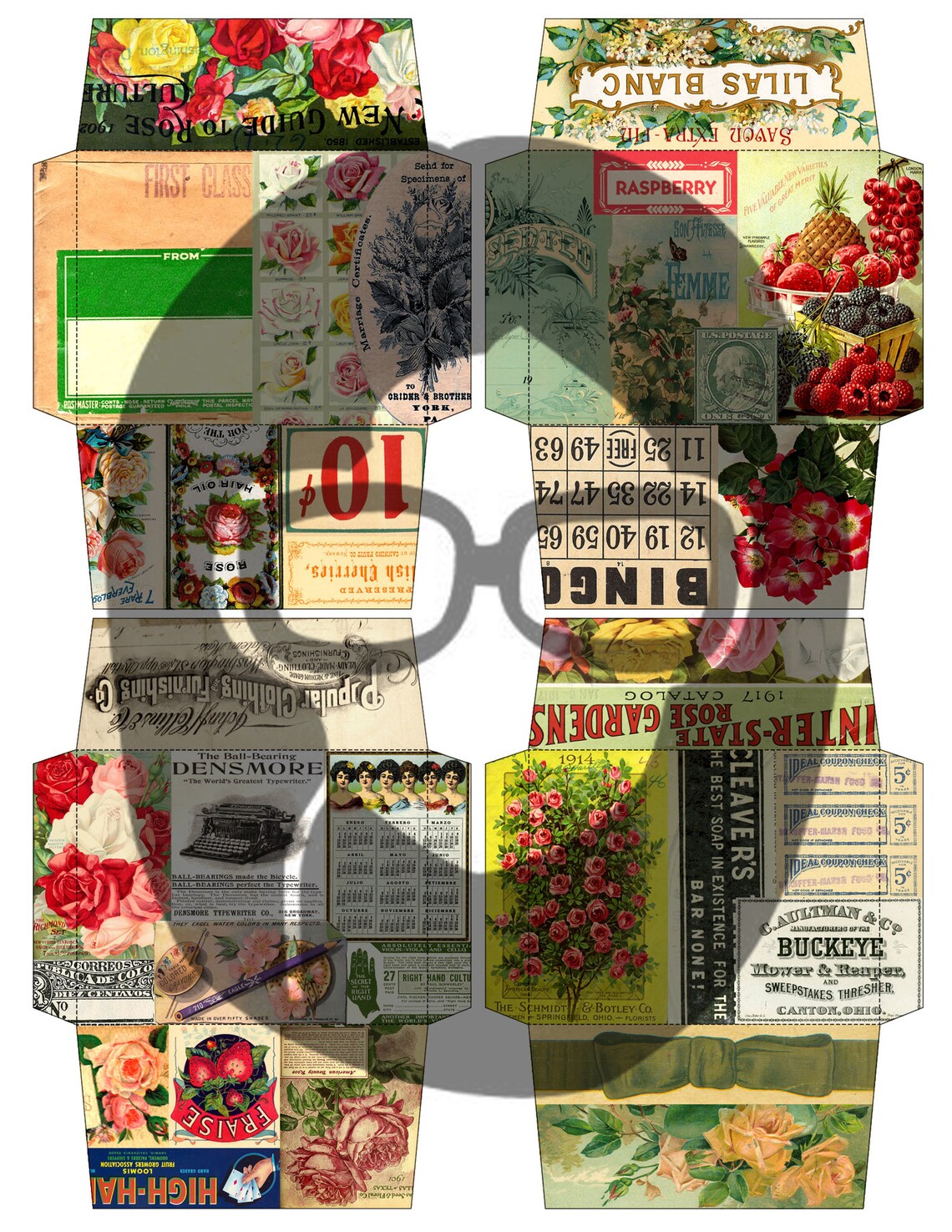 Printable Mini Envelopes 27 3 Page Instant download | Etsy