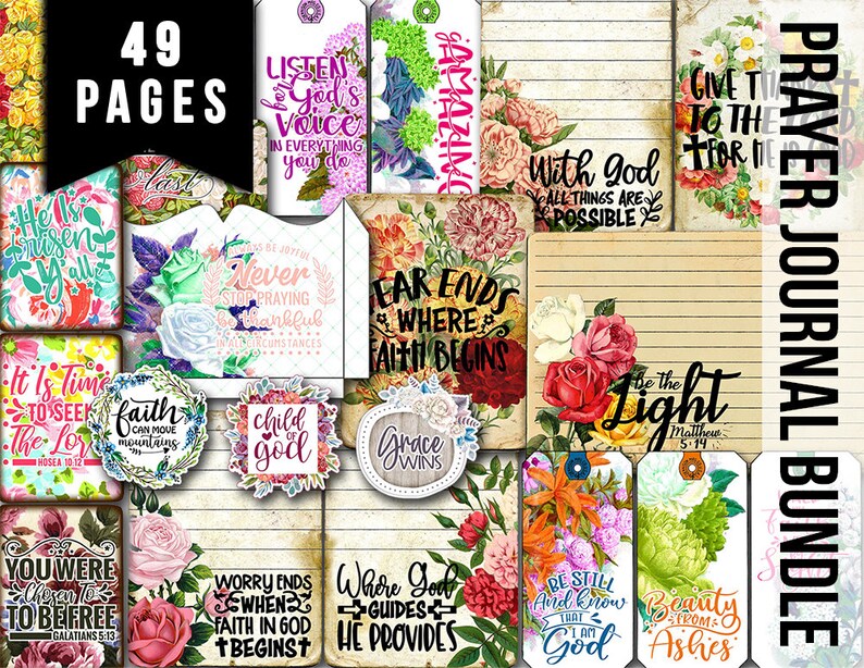 Ephemera for Bible Journaling Jesus Quotes 49pg Digital - Etsy