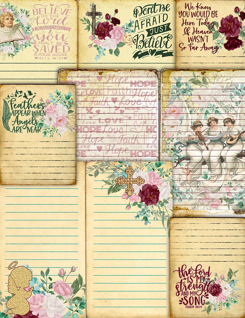 Grief Journal Printable Bible Journaling Kit 29pg Digital | Etsy