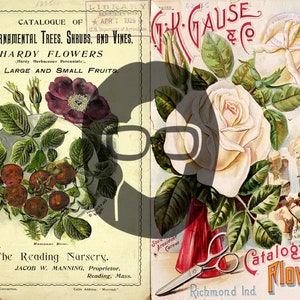 Vintage Seed Catalog Ephemera Printable Paper Pack - Set #79 - 30 Pg ...
