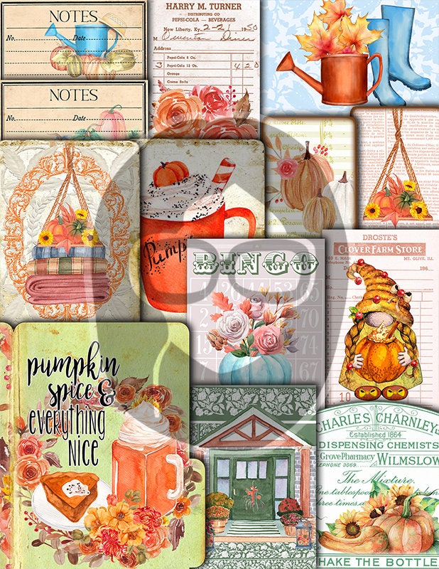 Fall Journaling Kit, Autumn Journal Kit -40pg Digital Download ...