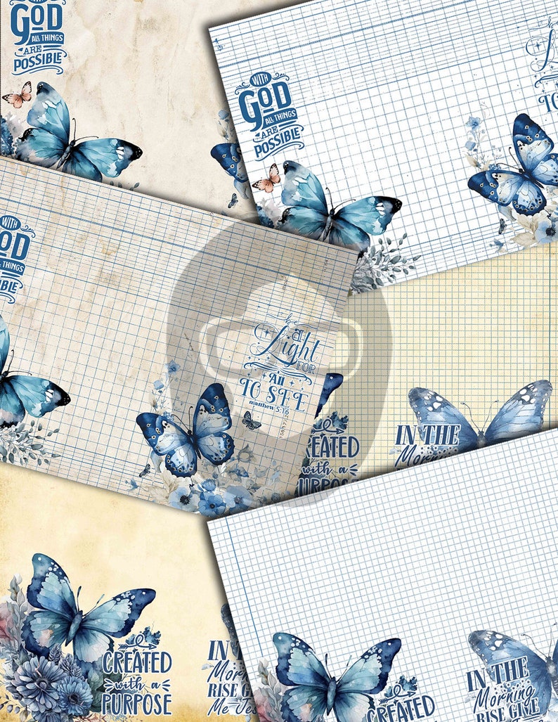 Bible Journaling Printables Junk Journal Pages 36pg Digital - Etsy