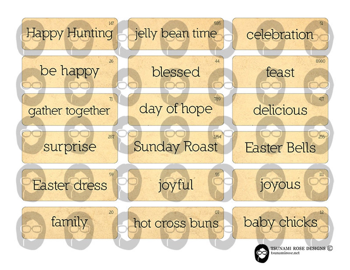 Spring Easter Quotes, Vocabulary Flashcard - 3pg Digital Download- Junk ...