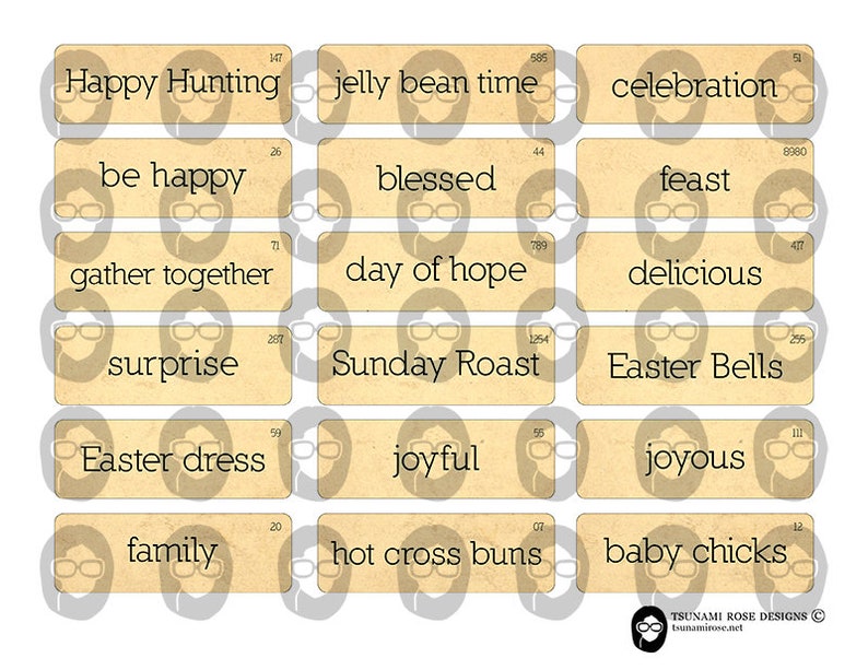 Spring Easter Quotes Vocabulary Flashcard 3pg Digital - Etsy