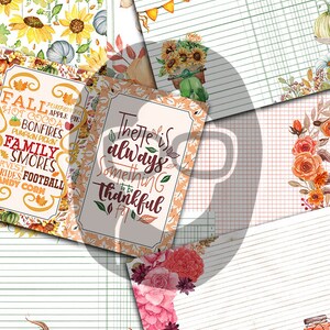Fall Journaling Kit, Autumn Journal Kit -40pg Digital Download ...