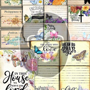 Butterfly Prayer Kit, Faith Junk Journal Kit-40pg Digital Download ...