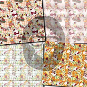 Fall Digital Paper, Autumn Journal Printables -20pg Digital Download ...