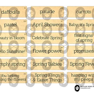 Spring Easter Quotes, Vocabulary Flashcard - 3pg Digital Download- Junk ...