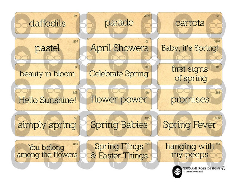 Spring Easter Quotes Vocabulary Flashcard 3pg Digital - Etsy