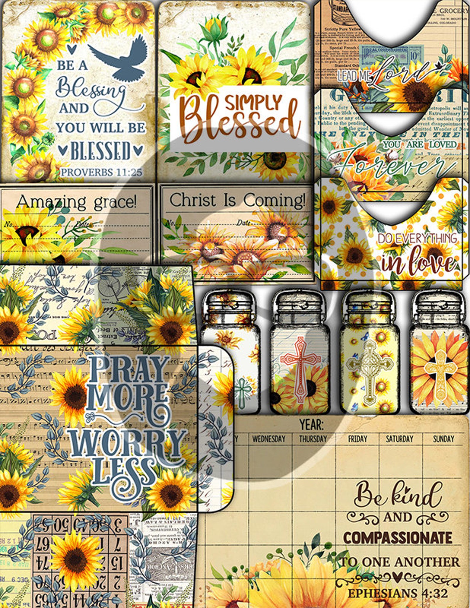 Christian Affirmations Prayer Kit 40pg Digital Download - Etsy