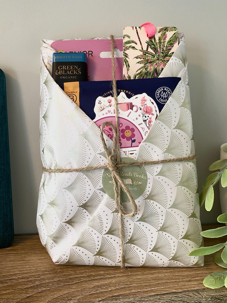 Blind Date Book Box | Surprise Wrapped Book, Chocolate, Face Mask ...