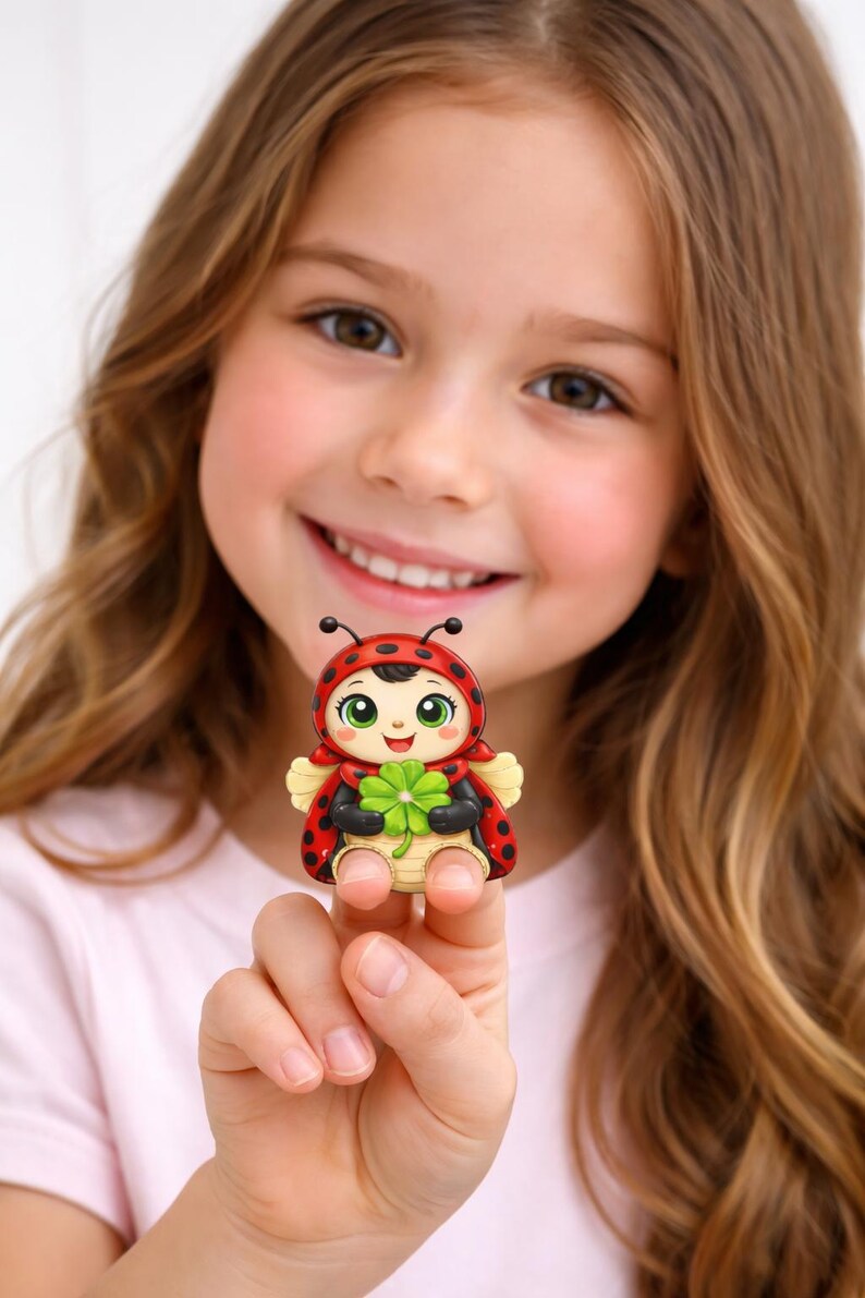 Printable Ladybug Finger Puppet Craft, Kids DIY Paper Toy (instant ...