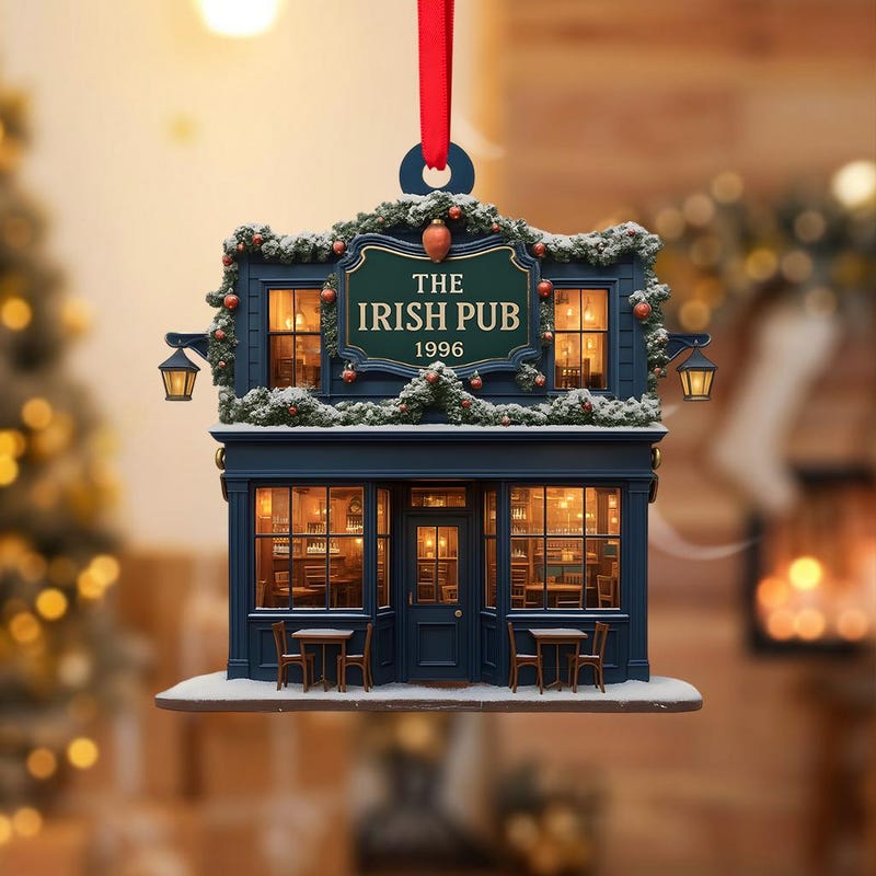 Personalised Pub Ornament - Etsy