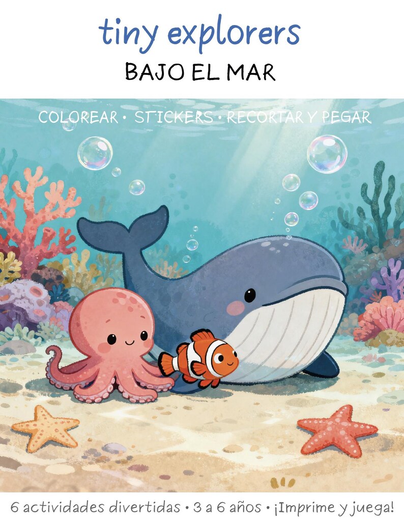 Adventure Bundle: Printable Activity Kits | Space + Under the Sea ...