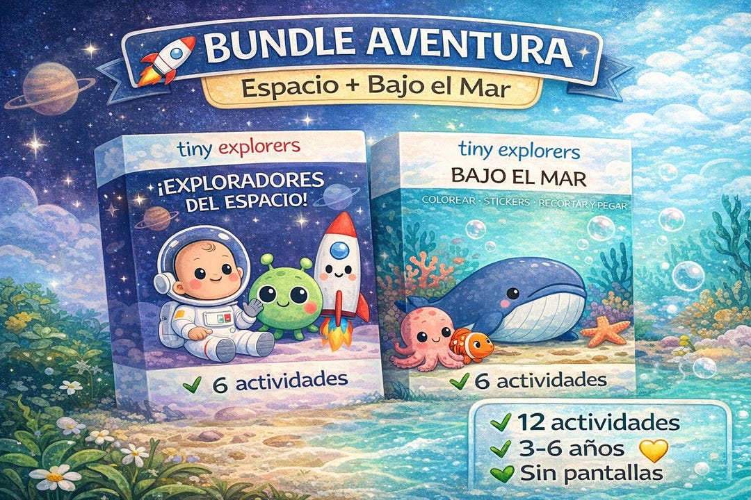 Adventure Bundle: Printable Activity Kits | Space + Under the Sea ...