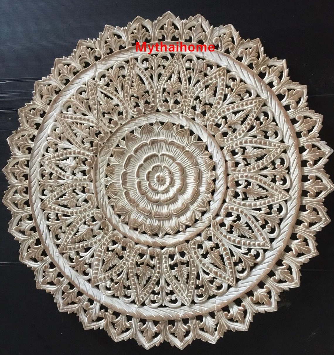 Natural Large Round White Queen Bed Headboard 35 - Etsy