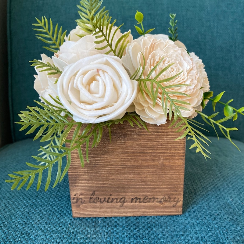 Wooden Flower Funeral - Etsy