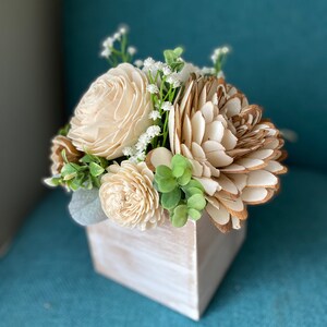 Sola Wood Flower Arrangement, Wooden Flower, Floral Centerpiece ...