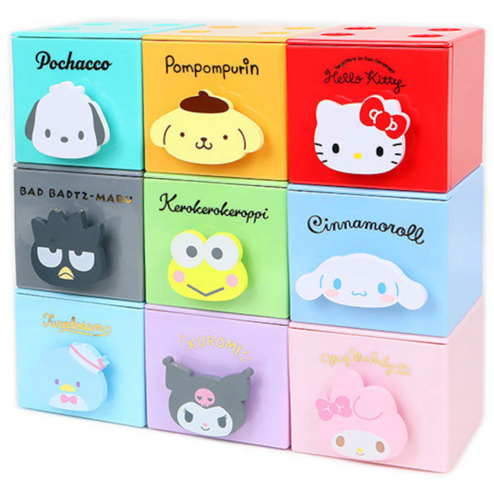 Sanrio Plastic Storage Box Stationery Storage Desk - Etsy