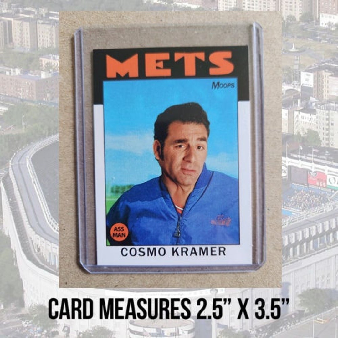 Seinfeld Kramer George Costanza 1986 Retro Style Baseball Card New York ...